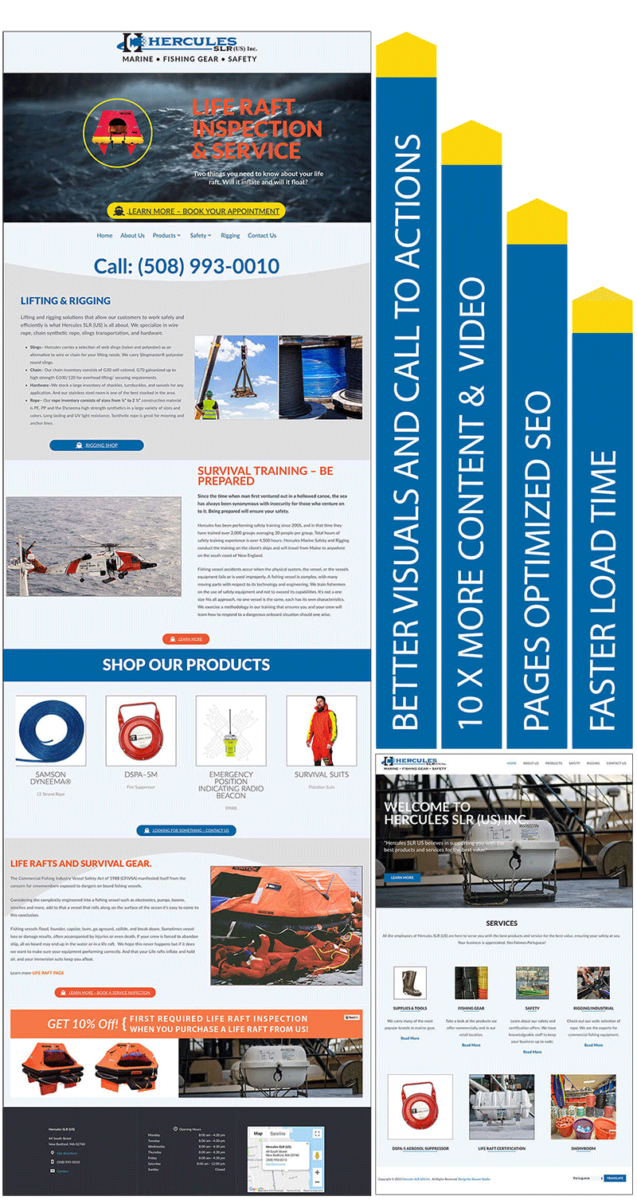 Hercules Marine Supply Case Study - Slocum Design Studio